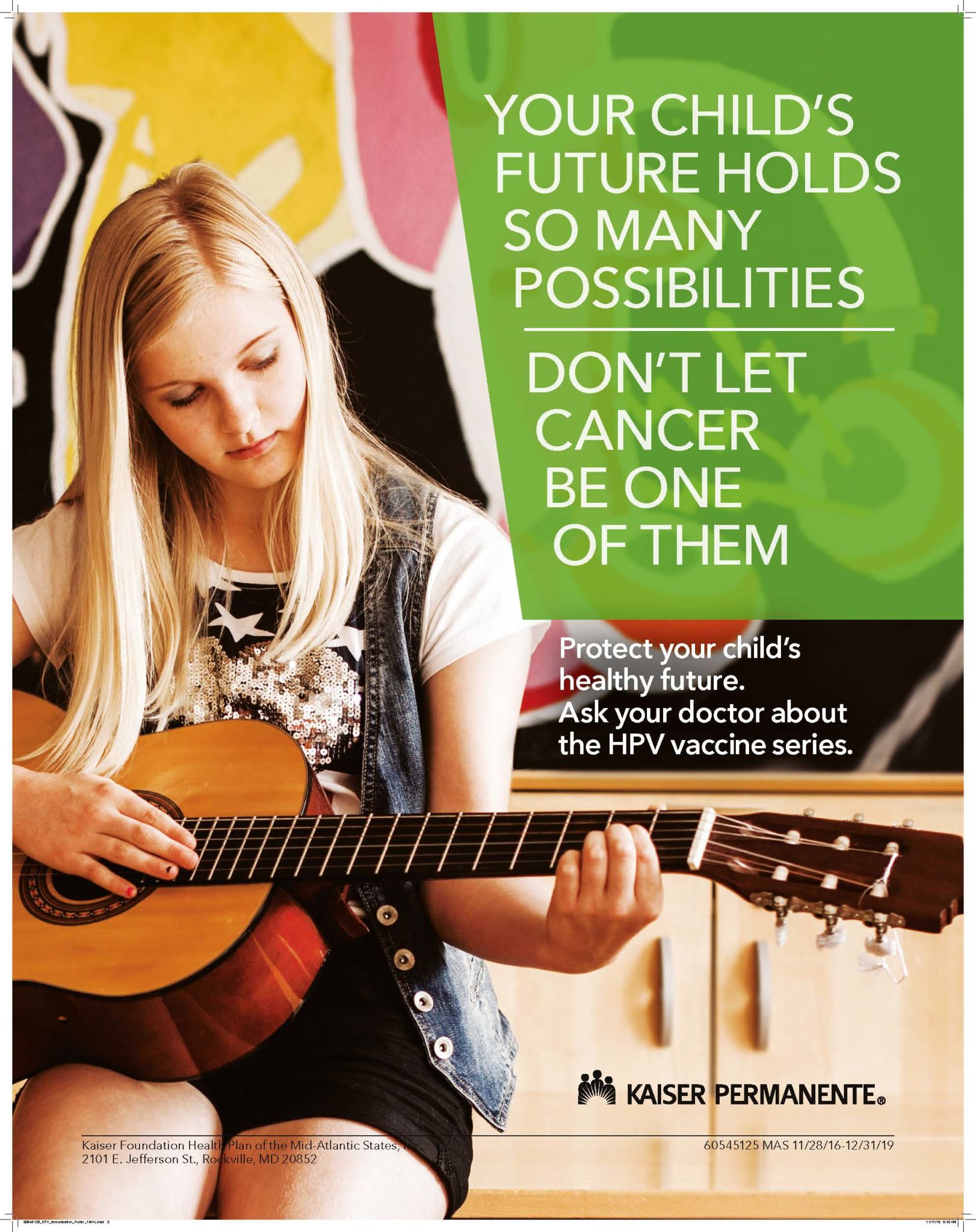 Check Out Our New Eye-Catching Immunization Posters - Kaiser Permanente ...